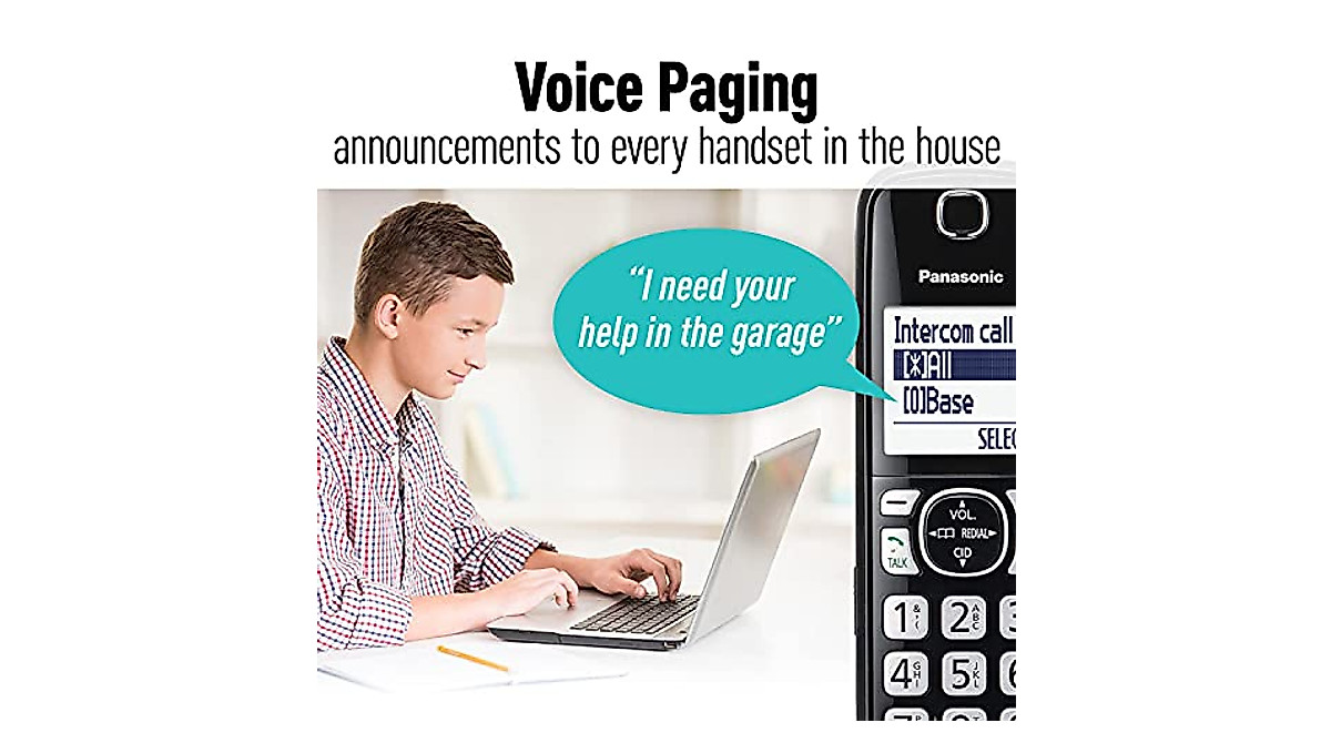 Panasonic Link2Cell Bluetooth Phone System - Expandable & Voice Assistant