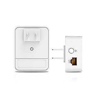 D-Link Powerline Adapter Starter Kit Ethernet Over Power Gigabit AV2 Up to 1000Mbps MIMO Internet Network Wall Plug In (DHP-601AV)