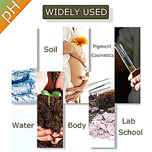 3 Pack pH.1-14 Test Paper Extensive Test Paper Litmus Test Paper 240 Strips pH Test with Storage Case for Saliva Urine Water Soil Testing Pet Food and Diet pH Monitoring (3 Pack with Storage Case)