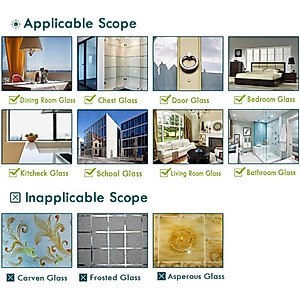 Amposei White Frosted Window Privacy Film Non-Adhevise Glass Film Removable Sliding Door Window Sticker Static Cling Sun Blocking Privacy Covering for Bathroom Kitchen Office (17.7x78.7 inch)