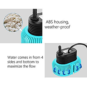 AquaMiracle 600GPH New-gen Pool Cover Pump for Above-ground / In-ground Swimming Pools, Water Removal Pump, in-built Thermal Protection, with 15ft Drainage Hose & 25 Feet Extra Long Power Cord