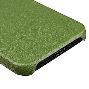 CLLDY Litchi Grain Leather Case for iPhone 14 13 11 12 Pro Max 13 Mini XR X XS Max 14 Plus Back Cover,Yellow,for iPhone X XS