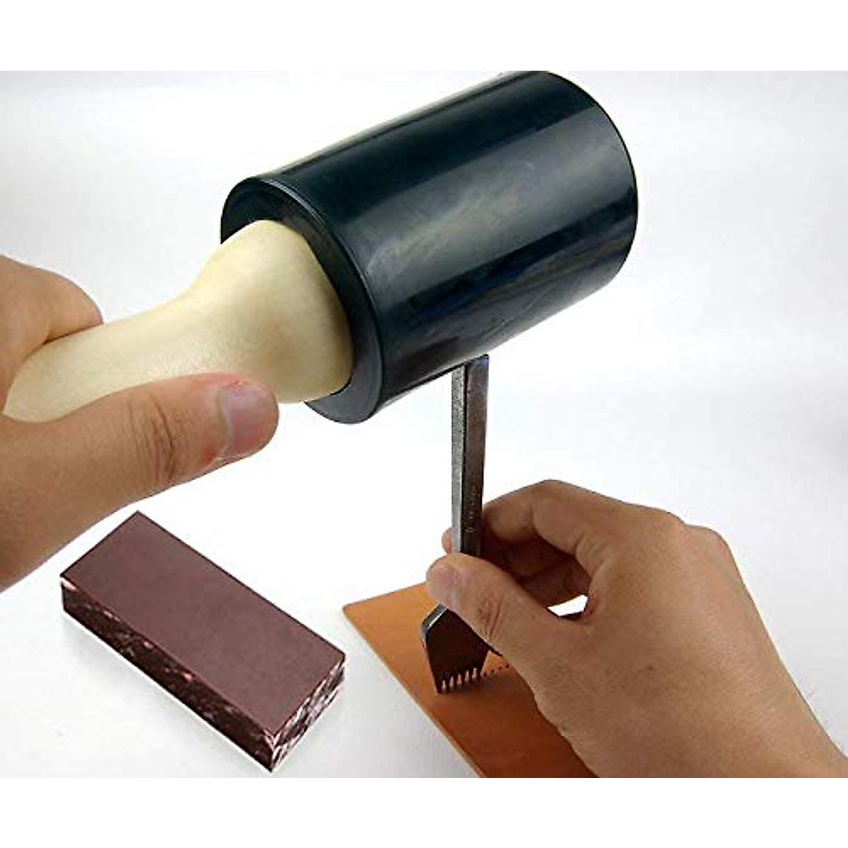 MDLUU PP Mallet Mat, Leather Stamping Pad, Leather Craft Tool for Hole Punch, Cutting, Sewing