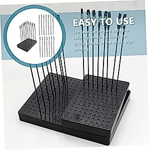 COHEALI 4 Sets color clip base plastic stand spray paint for plastic air spray model painting clips alligator clamp stand airbrush paint spraying stand iron Coloring Clip Holder large