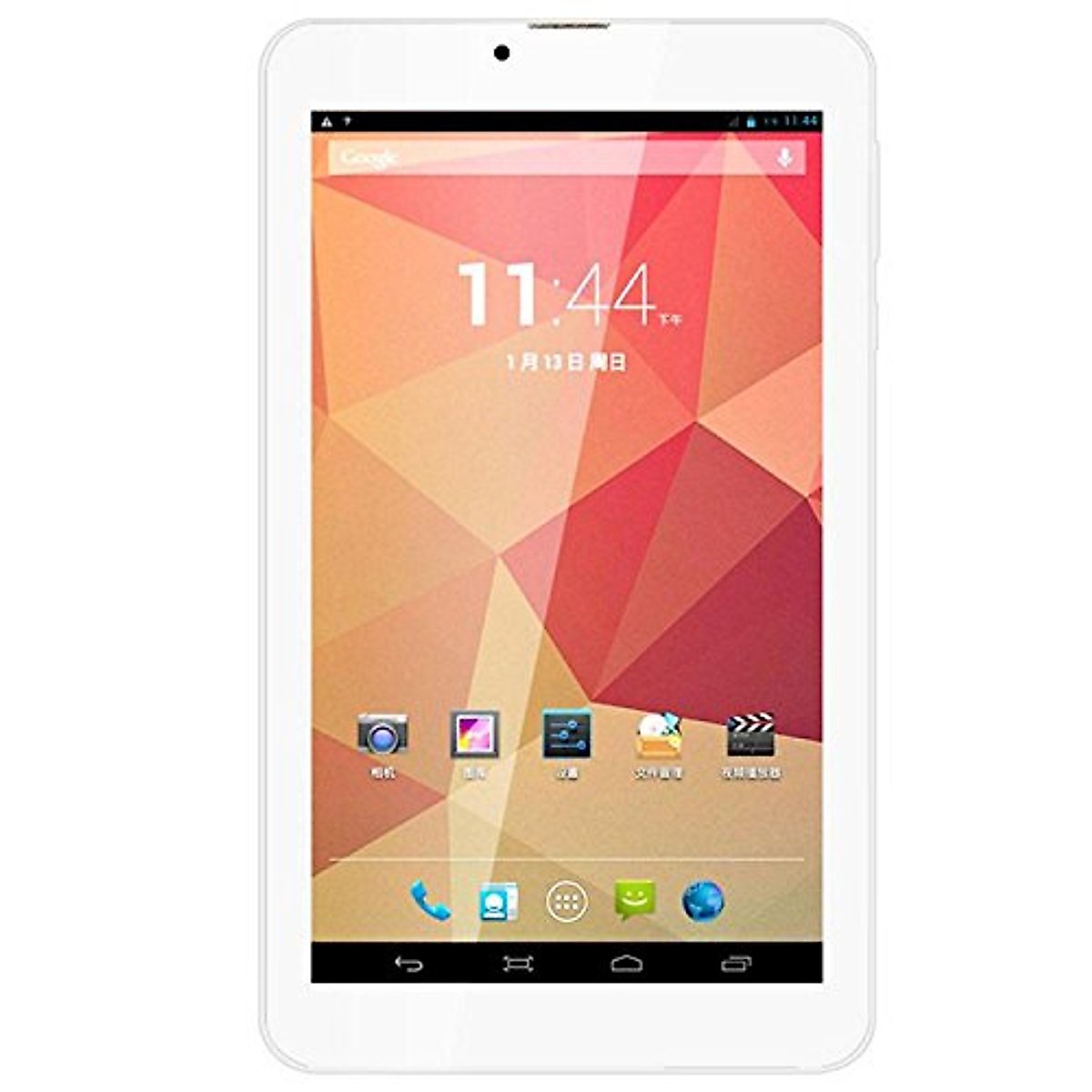Generic 7" Inch Worldwide Phablet Unlocked Built-in 3g,gps Android4.2 Tablet Pc, Dual Core,dual SIM Dual Camera,hd 1024600 Phone Calling ,Google Play Store (Red)