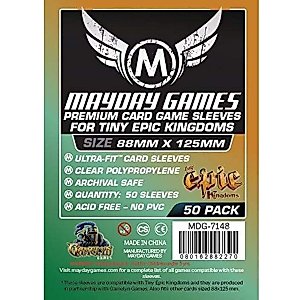 Tiny Epic Kingdom Sleeves(88x125mm)-50 Premium