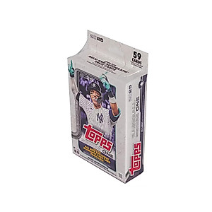 Topps 2025 Series 1 Baseball Trading Card Hanger Box (59 Cards)