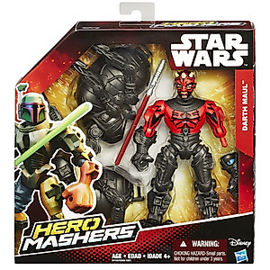 Star Wars Hero Mashers Deluxe Clone Wars Darth Maul With Gear Action Figure