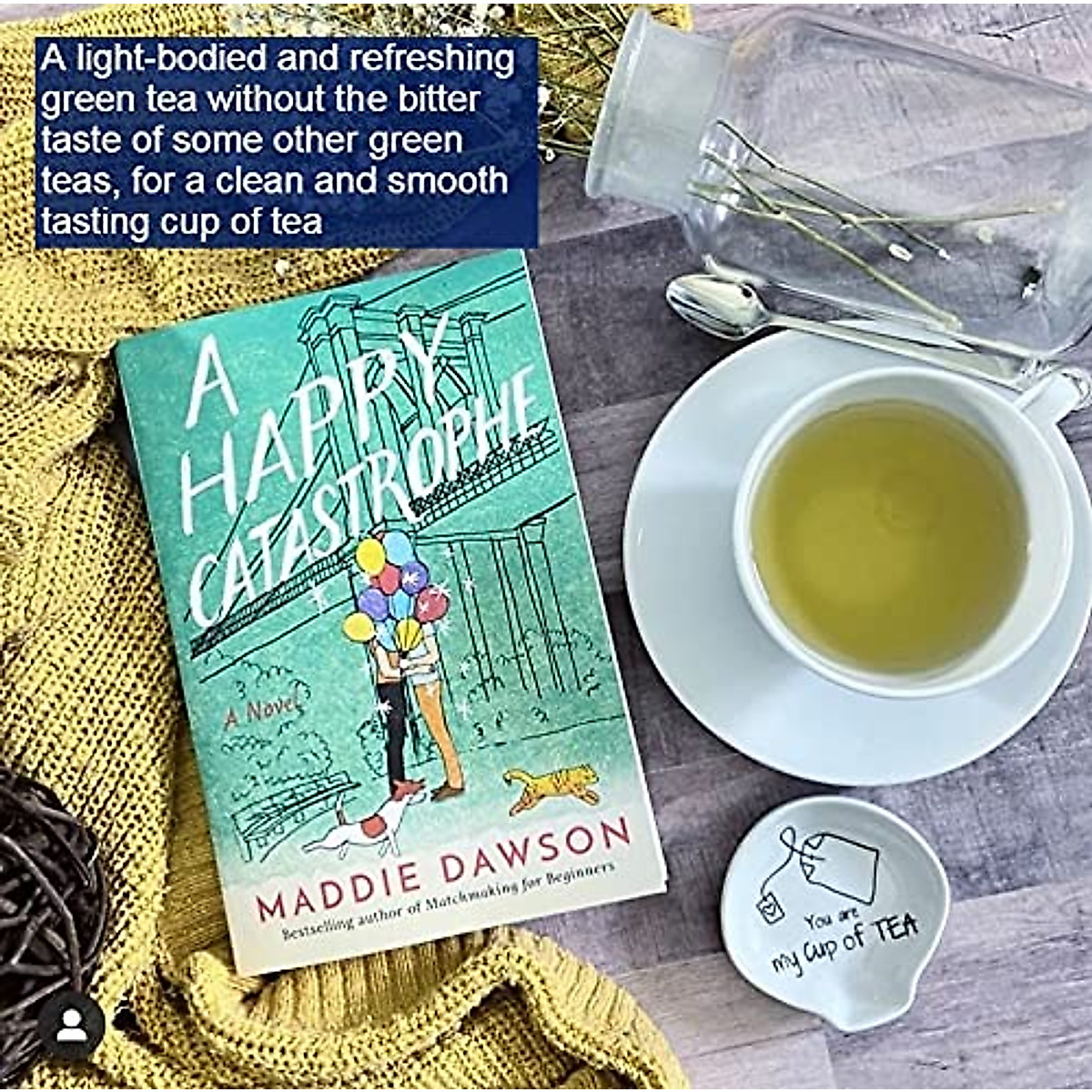 Tetley Natural Decaf Green Tea, Decaffinated Tea, 72 Teabags (Pack of 6), Rainforest Alliance Certified