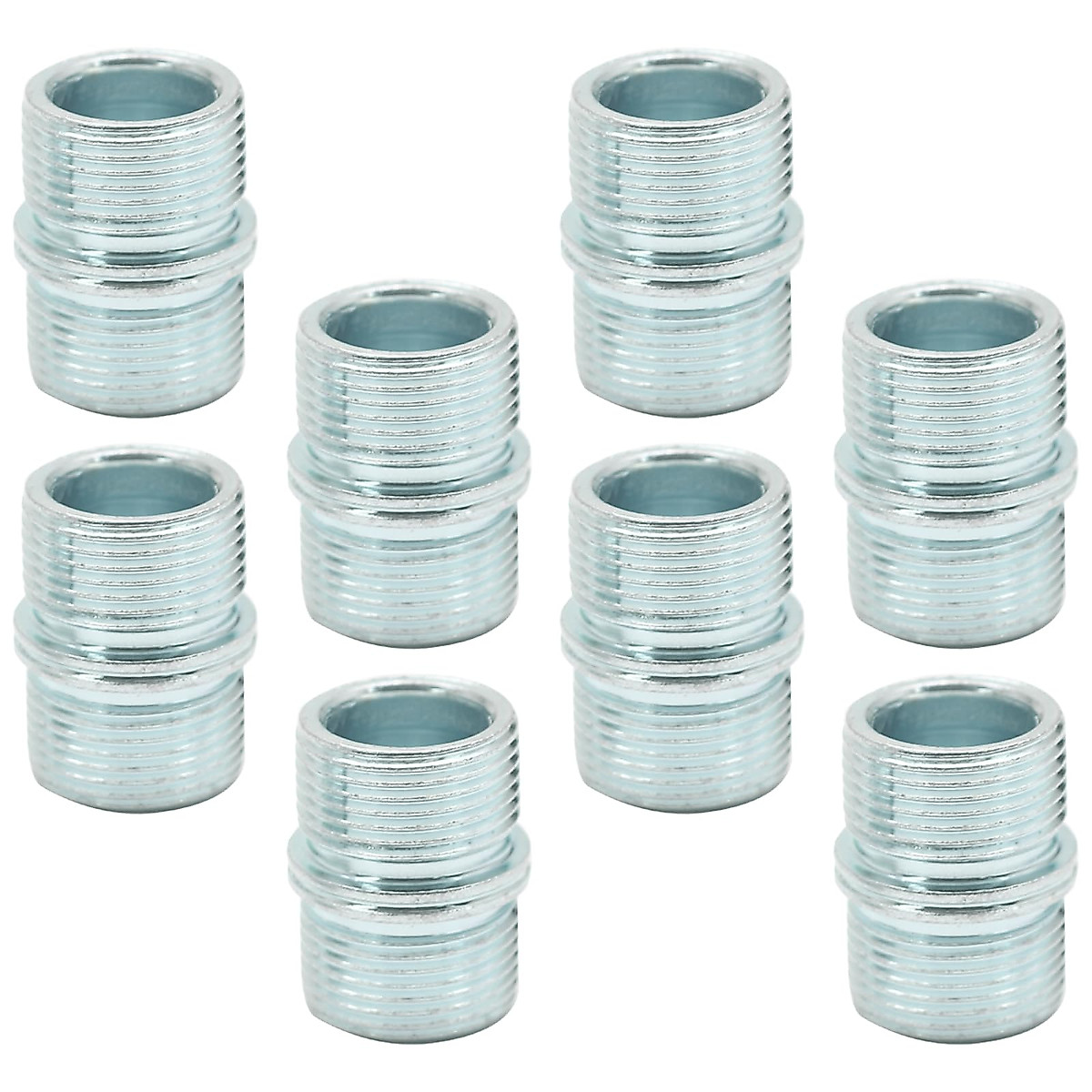 Luomorgo 8 Pcs 1"/25.4mm Wire Shelf Connectors, Metal Rack Connector Pole Connector for Storage Shelf Wire Shelving Unit Replacement Parts