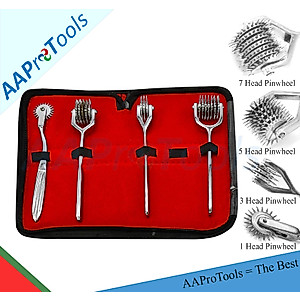 AAProTools Special Edition Pinwheel WARTENBERG Neurological Sensory Diagnostic, 1,3,5,7 Set with Case