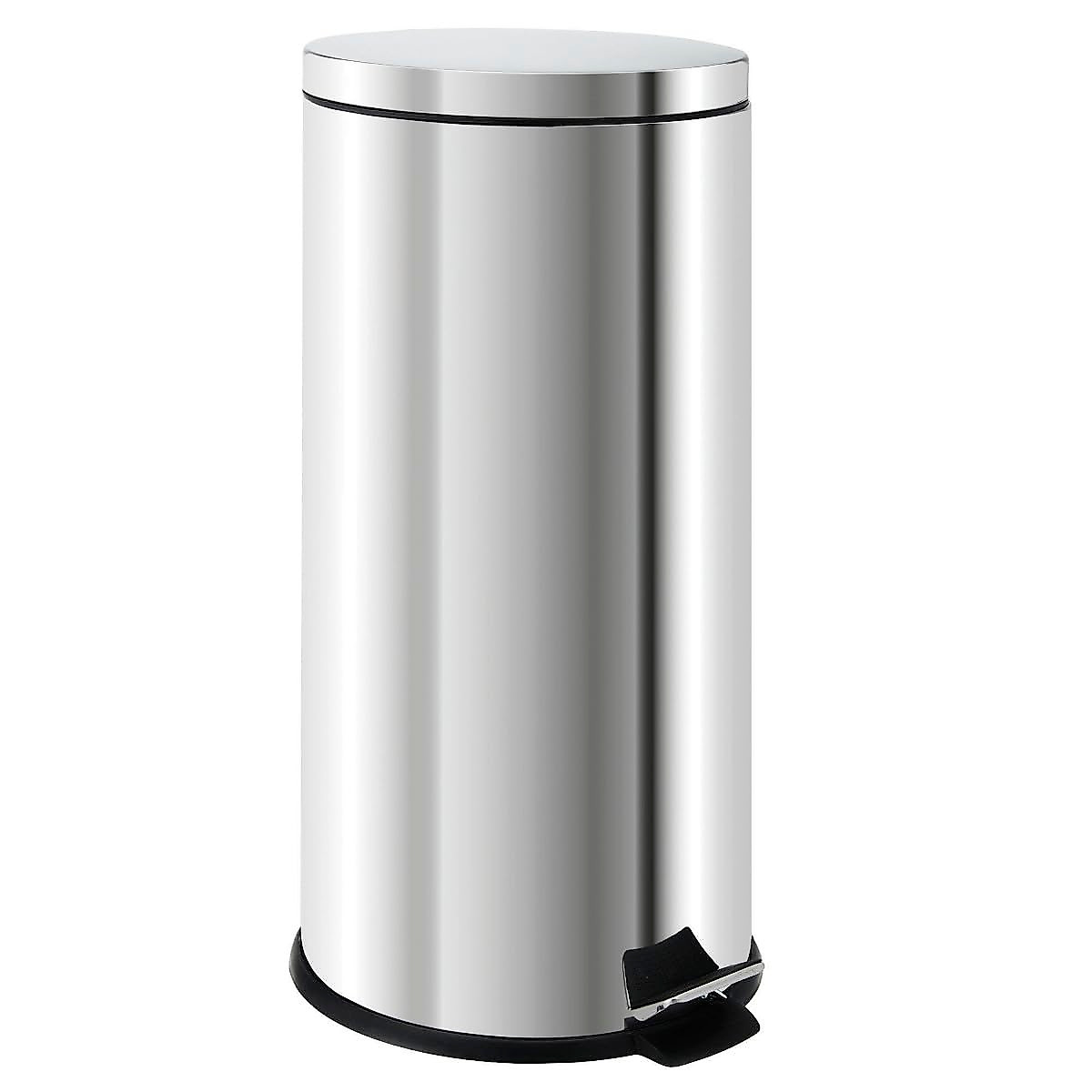Westerly 3 Pcs Premium Stainless Steel Trash Bin Set - 30L, 5L, 3L