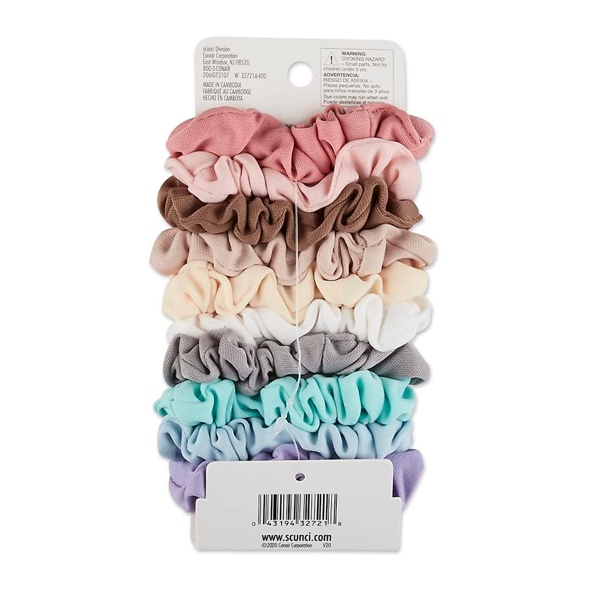 Scunci Value Pack No Damage Scrunchies - 10 Pcs.