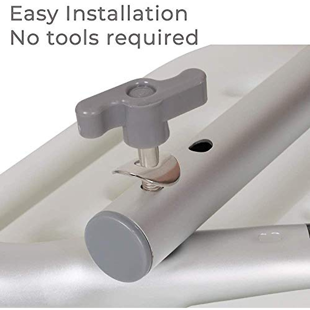 Carex Bath Chair and Shower Chair with Back - Shower Seat for Elderly, Handicap, and Disabled, 300lbs, Easy Assembly, White