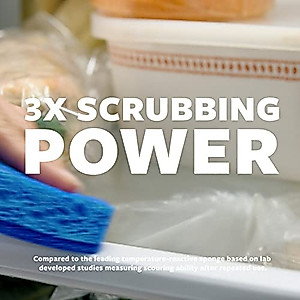 Scotch-Brite Non-Scratch Scrub Sponges, For Washing Dishes and Cleaning Kitchen, 6 Scrub Sponges