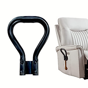 Recliner Handle Extender, Recliner Lever Extender for Lazy Boy, Heavy Duty Steel Oversized Recliner Chair Hand Lever Extender Make Raising & Lowering Leg Rest Easier