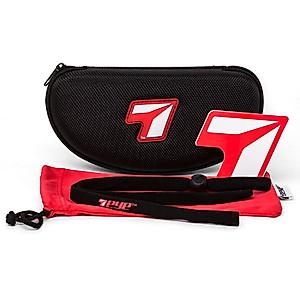 7 EYE Diablo | Wind Blocking Sunglasses - Glossy Black, Polarized Gray Lenses