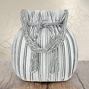 Aheli Potli Bags for Women Evening Bag Clutch Ethnic Bride Purse with Drawstring (P63S)