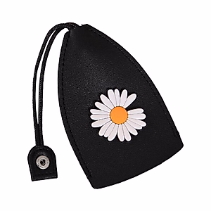 Pull Out Key Case, Portable Car Key Bag, Cute Pu Leather Keychain Pouch, Protective Key Holder Hook, Key Sleeve for Preventing Keys from Scratching Your Belongings Including Cosmetics Mobile Phones