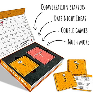 Couple Game for weekly Quality Time - Perfect Couple Gift - Wife Birthday Gift Idea - Birthday Gift for Boyfriend Gift for Girlfriend Gift for Couple - I Love You Gift for Him - Games for Couples