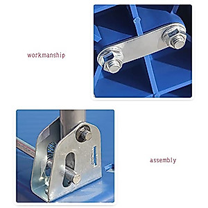 Hand Truck Platform Truck Foldable Push Cart Thickened Plastic Deck Metal Handle and Silent Wheels 360 Degree Moving for Indoor Outdoor Utility Cart