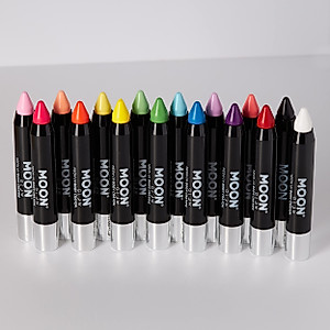 Moon Glow - Neon UV Paint Stick Body Crayon for the Face & Body – Black