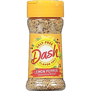 Dash Salt-Free Seasoning Blend, Lemon Pepper, 2.5 Ounce