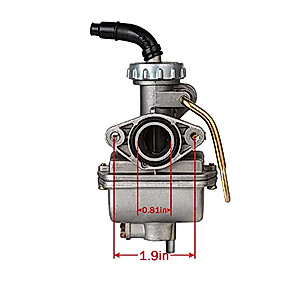 Carbhub PZ20 Carburetor for Kazuma Baja 50cc 70cc 90cc 110cc 125cc TaoTao 110B NST SunL Chinese Quad 4 stroke ATV 4 wheeler Go kart Dirt Bike Honda CRF50F XL75 CRF80F XR50R with Air Fuel Filter