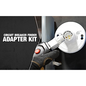 Southwire 58292240 60030S Circuit Breaker Finder Adapter/Accessory Kit; Includes Alligator Clips and Light Bulb Circuit Adapter (Compatible with Southwire 's 41210S Circuit Breaker Finder)