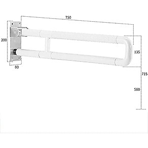 NANZU Grab Bars Shower Grab Bar, Elderly Disabled Pregnant Women, Safety Non-Slip Accessible Handrails, Bathtub, Toilet, Bathroom, Kitchen Bathroom Accessories,Yellow