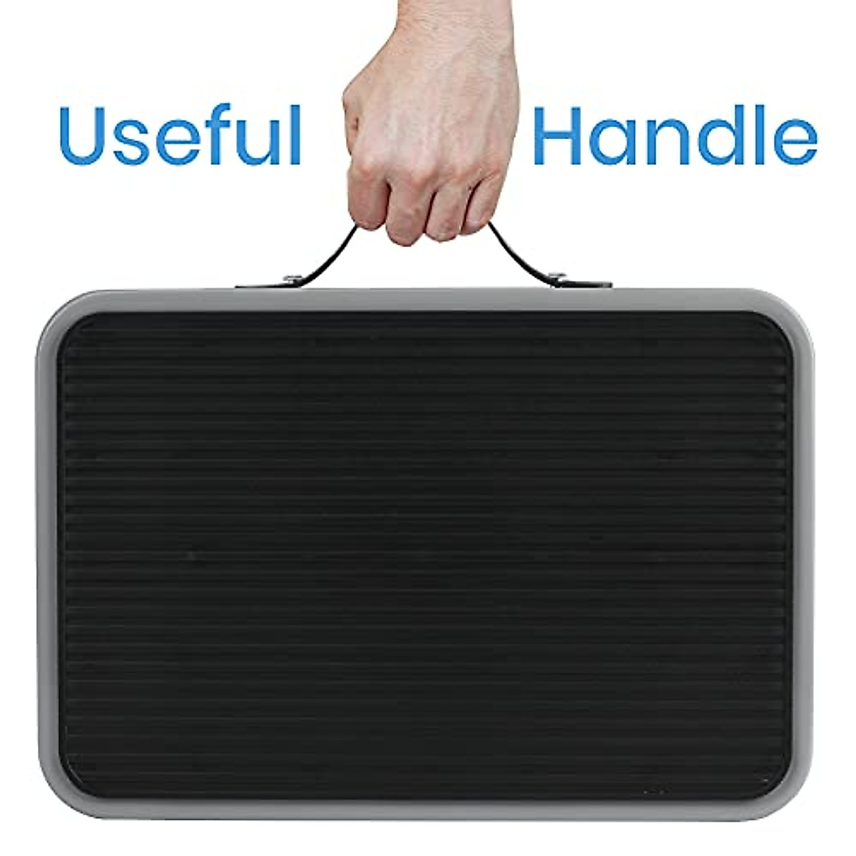 TreeLen 1-Step 330lbs Capacity Folding Metal Step Stool, Portable Step Ladder, Non-Slip, Sturdy