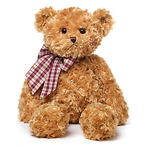 Bearington Collection Wuggles Teddy Bear 18 Inch Stuffed Animals & Teddy Bears - Vintage Teddy Bear - Old Fashioned Teddy Bear