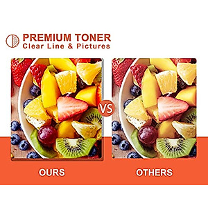 Ledes 4 Pack of TN227 TN223 Toner Cartridge Replacement for Brother MFC-L3710CW MFC-L3750CDW MFC-L3770CDW HL-L3210CW HL-L3230CDW Printer(Black Cyan Magenta Yellow