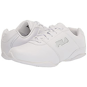 FILA Women's Shout Sneaker, White/White/White, 9.5