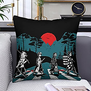 2 PCS Anime Blanket Soft Throw Blanket with Anime Pillow Case,3D Printed Japanese Anime Fuzzy Blanket Cozy Blanket for Sofa Office Outdoor Picnic Travel