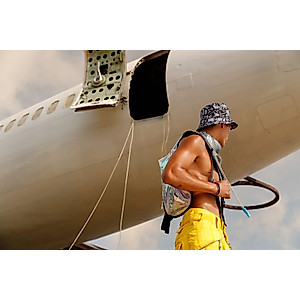 Vibe Festival Gear Bucket Hat Unisex for Men Women Fashion Fishing Hat Cute Fisherman Cap (BW Tribal-L-XL)