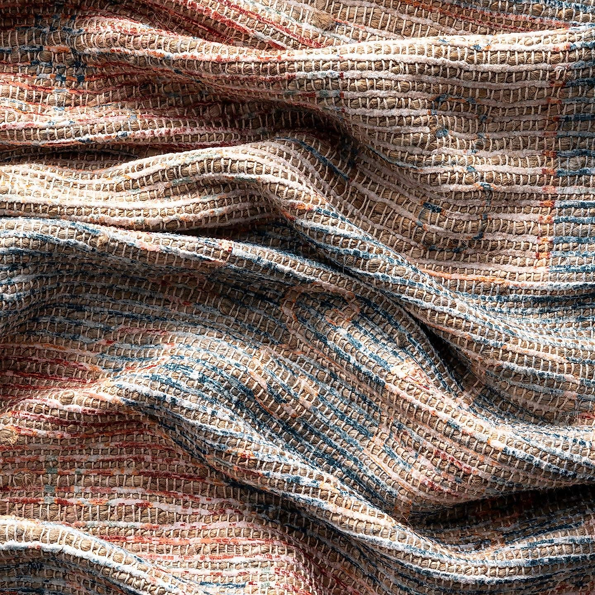 nuLOOM Jacquelyn Flatweave Area Rug, 6' Square, Multi