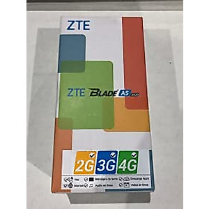 ZTE Blade A5 2020 (64 GB, 2 GB) 6.09"HD Edge to Edge, batería 3200mAh, Dual SIM GSM Unlocked US 4G LTE (T-Mobile, AT&T, Metro, Straight Talk) Modelo internacional (Blue) Latino