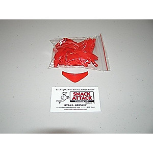 (25) SNACK VENDING MACHINE UNIVERSAL COIL PUSHERS (Red) - AP,Rowe,USI,National,AMS
