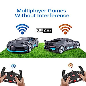 RASTAR RC Car | 1/14 Scale 2.4Ghz Bugatti Divo Radio Remote Control R/C Toy Car Model Vehicle for Boys Kids