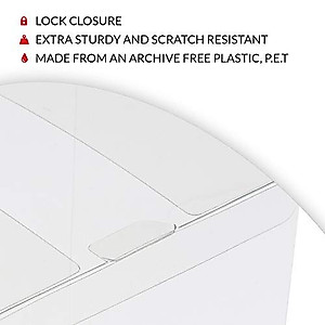 EVORETRO 25 Pieces Plastic Box Protector - compatible for N64 & SNES Sleeve Box Video Game Display Case - Super Nintendo Game Crystal Clear Scratch Resistant