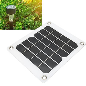 Solar Panel Kit, 20 Watt 5 Volt Monocrystalline PV Module Power Charger, USB Portable Solar Charge Panel, Energy Saving, for Power Station RV Camping Off Grid