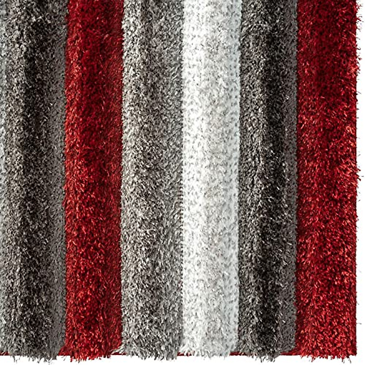 LUXE WEAVERS Lantanas Collection 7119 Red 8x10 Modern Geometric Area Rug