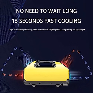 Portable Camping Air Conditioner, Mobile Tent Cooler, 24VDC, 3 Wind Speeds, 16°C-30°C Refrigeration Range, More Uniform Air Intake, for RVs, Campsites, Outdoor, Indoor