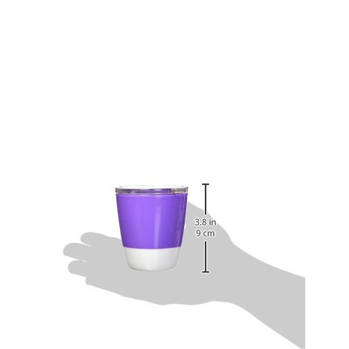 Munchkin® Splash™ Open Toddler Cups with Training Lids, 7 Ounce, Multicolored, 4 Pack