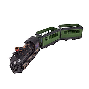Titipo Electric Train Toy Steam - TiTipo The Little Train Animation Character Steam, with 2 Passenger Cars Included
