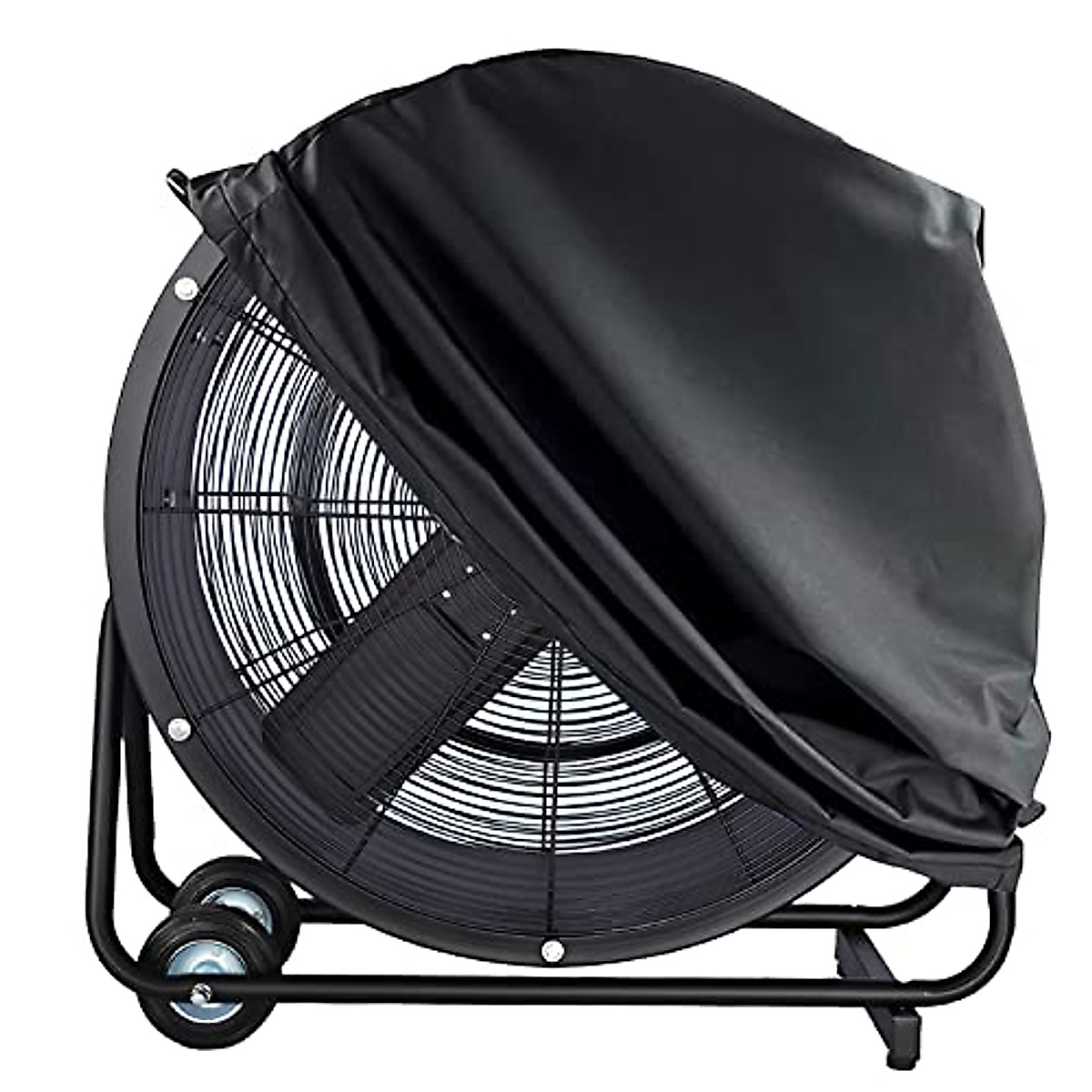 Aucovely 1PCS Outdoor Industrial Fan Cover Waterproof Dustproof 42" Fan Cover Protective Cover Fan Accessories Fan Guard Blower Cover (47x21.5x46 inch)