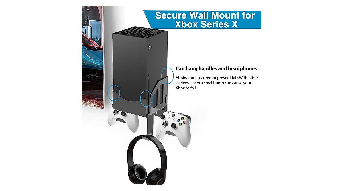 Wall Mount for Xbox Series X - Space-Saving Design