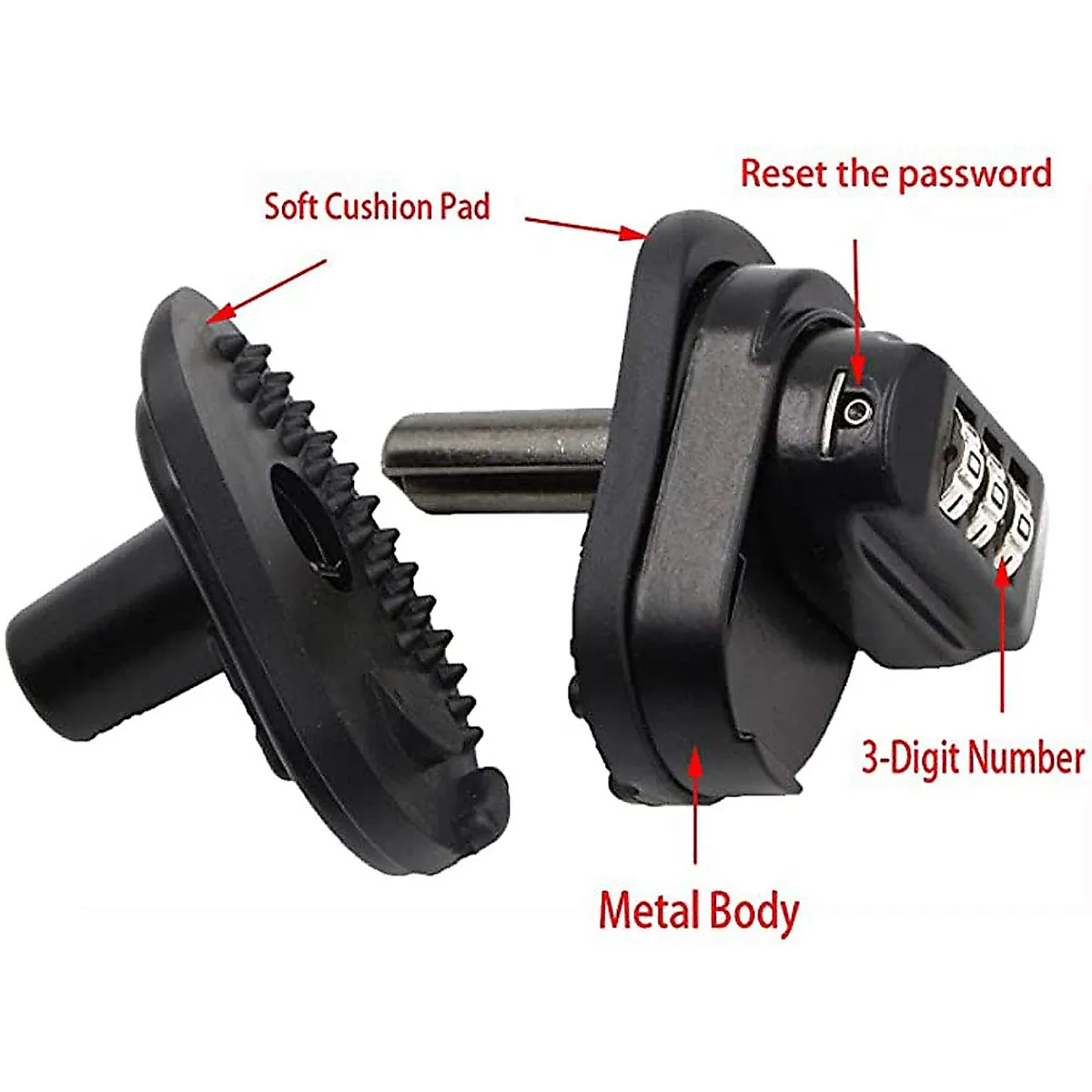 Teenidea Universal Combination Gun Trigger Lock - Fits Pistols, Rifles, Shotguns,10pcs