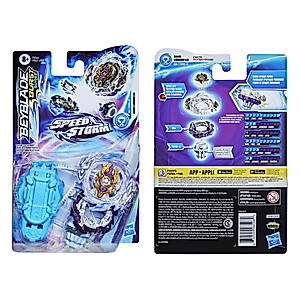 BEYBLADE Burst Surge Speedstorm Raid Luinor L6 Spinning Top Starter Pack – Attack Type Battling Game Top with Launcher, Toy for Kids
